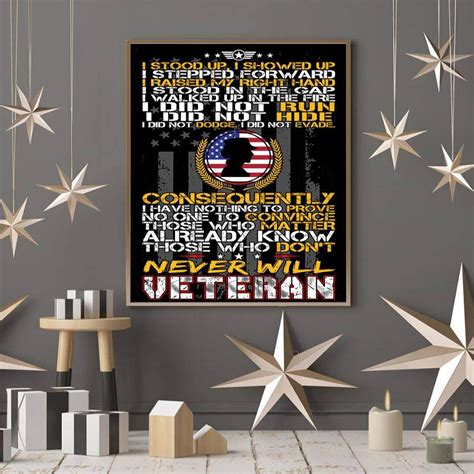 Gnn2312 Veteran I Showed Up Poster Intercept Inter National