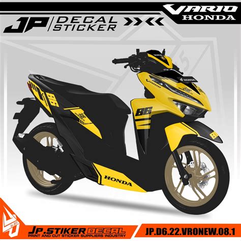 Jual Dekal Stiker Motor Vario FI New Hologram Pelangi Full Body Stiker Decal All New