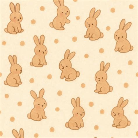 Cute Bunnies Seamless Pattern Free Photo Illustration Rawpixel