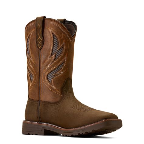Ariat Mens Activator Venttek Waterproof Steel Toe Work Boots Texas