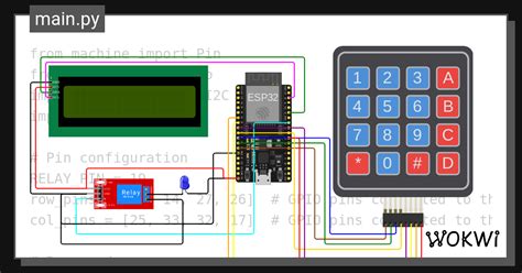 Door Lock Using Micropython Wokwi Esp32 Stm32 Arduino Simulator