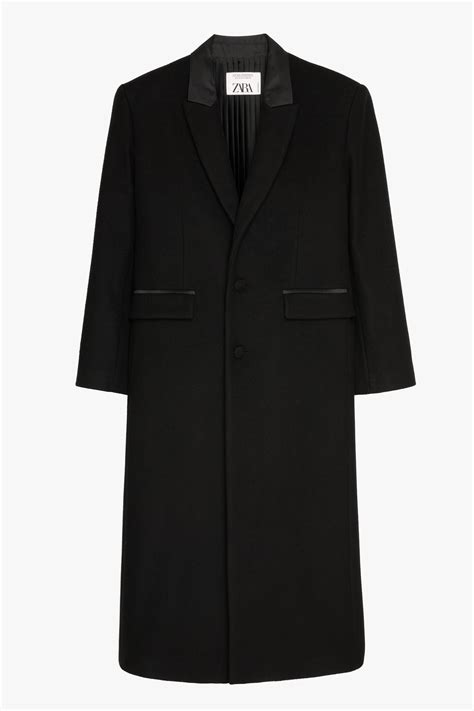 Zara Wool Coat With Pleated Lining Limited Edition Mall Of America®