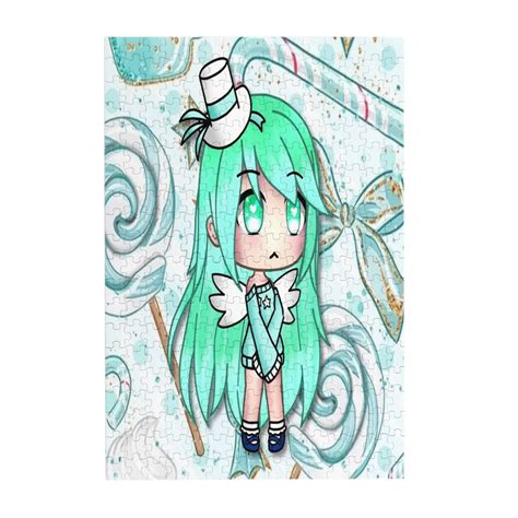 300 Pieces Galaxy Gacha Life Wooden Jigsaw Puzzles Educational