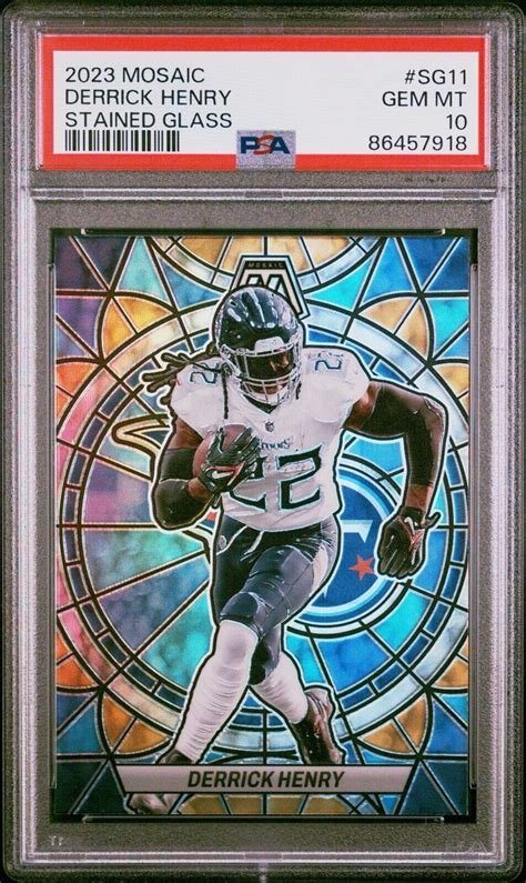Derrick Henry 2023 Mosaic Sg 11 Stained Glass Ssp Price Guide