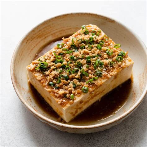 Cold Tofu With Tangy And Garlicky Sauce Yoga Pit