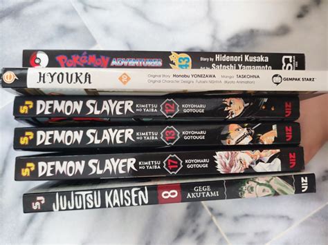 Jujutsu Kaisen Jjk Vol8 Demon Slayer Vol 12 13 And 17 Hyouka Vol 10