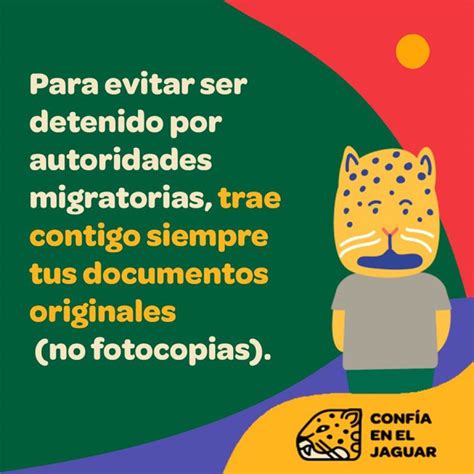 Acnur México On Twitter 🚨información De El Jaguar🐯👇 Tus Documentos