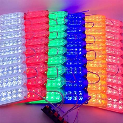 ไฟโมดูล Module Led 12 ดวง มีระบบไฟ 12vและ24v ราคาต่อ 1 แผงมี 10 ชิ้น