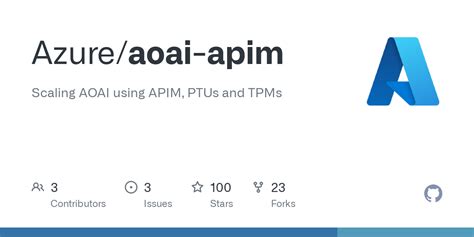 Github Azureaoai Apim Scaling Aoai Using Apim Ptus And Tpms