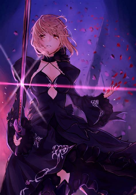 Fate Stay Night Saber Alter Arturia Pendragon Cosplay Costume Women Anime Fgo Zero Fate Black