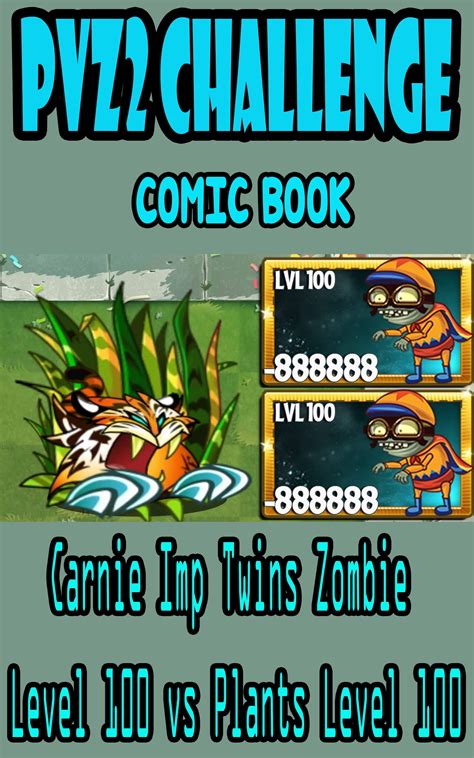 Pvz 2 Discovery Game Book Carnie Imp Twins Zombie Level 100 Vs Plants