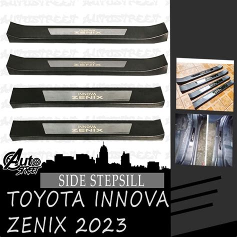 Toyota Innova Zenix 2023 Side Stepsill Door Stepsill Black Shopee