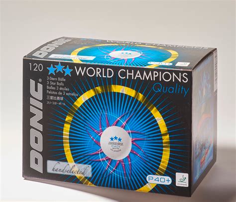 Donic P40 Poly 3 White 120 Abs Balls Ping Pong Depot