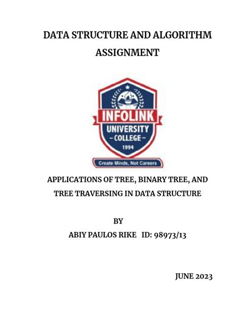 Data Structure Assignment Pdf Computer Science Computing