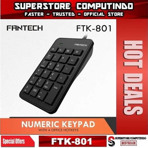 Jual Fantech Numeric Keyboard Office Original Murah Harga Diskon Juli