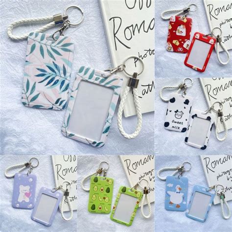 🔥🔥【codin Stock】 Women Men Business Card Holder Cartoon Cute Credit