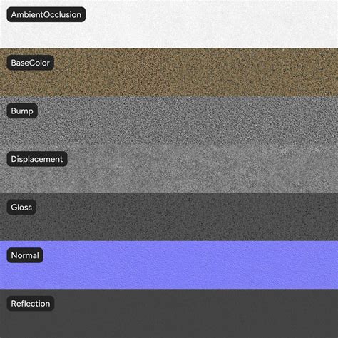 Aggregate Paver Texture Yellow Poliigon