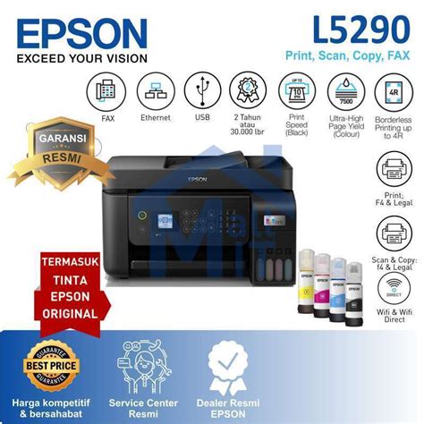 Jual Diskon Jkt Epson Stylus L5290 L 5290 L 5290 F4 Legal Adf