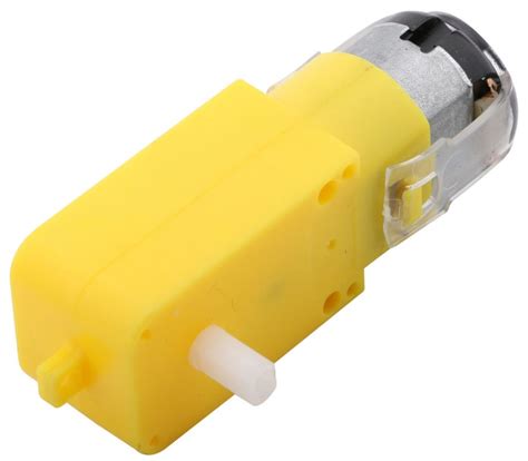 6v Dc Geared Motor 130rpm Dual Shaft Electronics