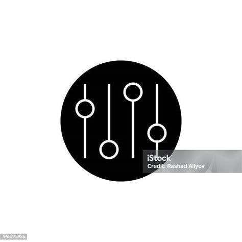 在圓圈圖示中混合按鈕移動概念和 Web 應用程式的簡約圖示元素標誌和符號收集網站 網頁設計 移動應用程式圖示向量圖形及更多互聯網圖片 Istock