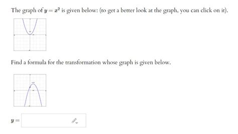 Solved The Graph Of Y X Is Given Below To Get A Chegg Com