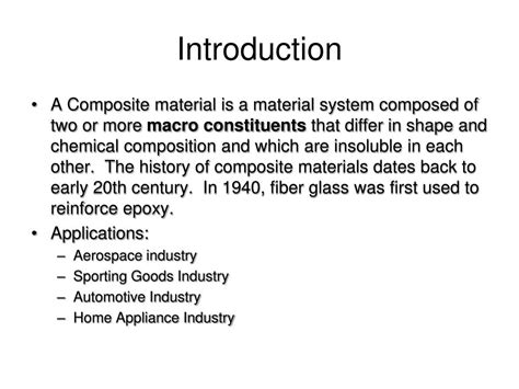 PPT Composite Materials PowerPoint Presentation Free Download ID 336649