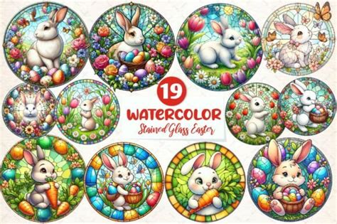 4 Easter Stained Glass Patterns Designs And Graphics
