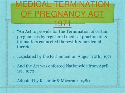 Mtp Act