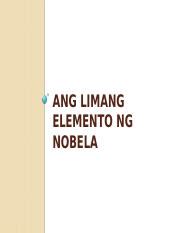 Sangkap Ng Nobelang Noli Me Tangere