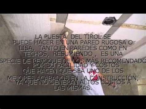 TIROL RUSTICO Y PLANCHADO YouTube