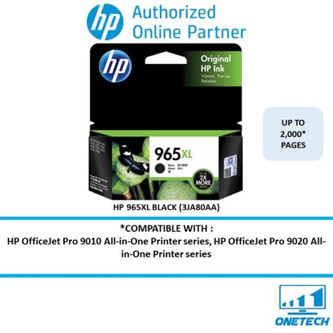 HP 965 965XL Ink Cartridge Black Cyan Magenta Yellow Lazada