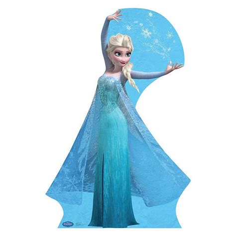 Disneys Frozen Elsa Snowflake Lifesize Standup 1 Ct Zurchers