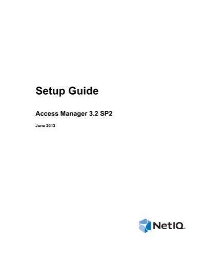 Setting Up A Basic Access Manager Configuration Netiq