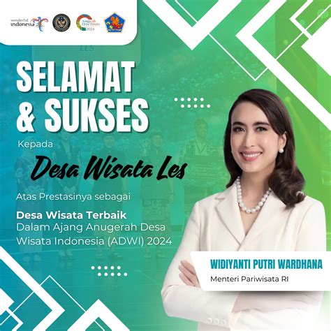 Desa Wisata Les Raih Gelar Desa Wisata Terbaik Adwi 2024 Dinas Pariwisata