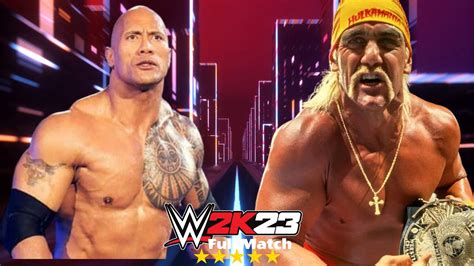 Full Match Wwe Raw The Rock Vs Hulk Hogan Extreme Rules 2024 Youtube