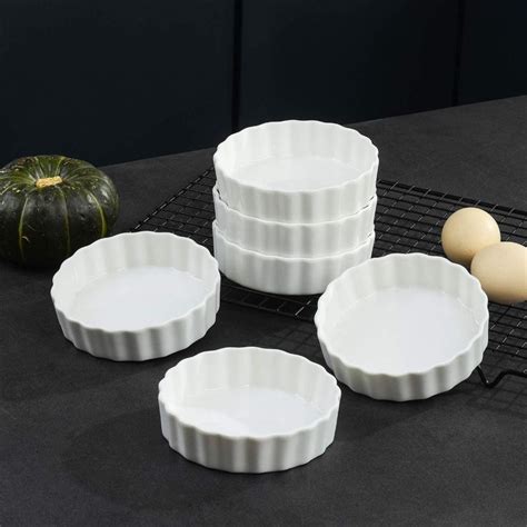 Lovecasa Ramekins For Baking 6 Oz Creme Brulee Ramekins Porcelain