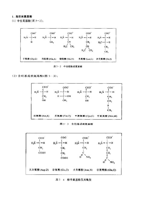 20种氨基酸化学结构式资料 360文库