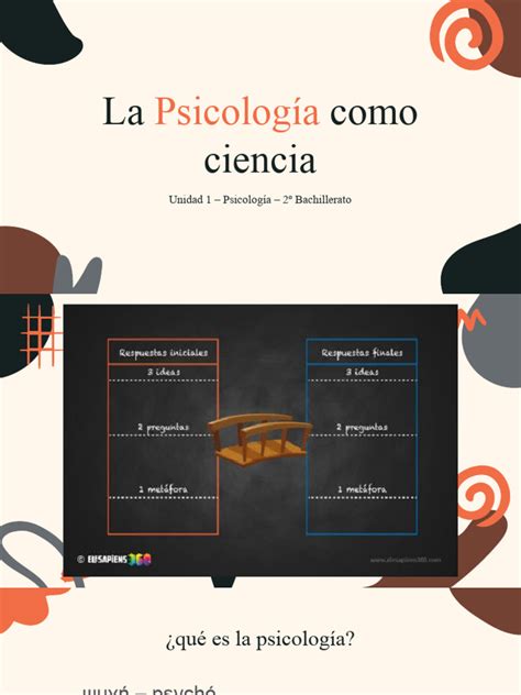 Sk Psico Unidad 1 La Psicología Como Ciencia Pdf Sicología
