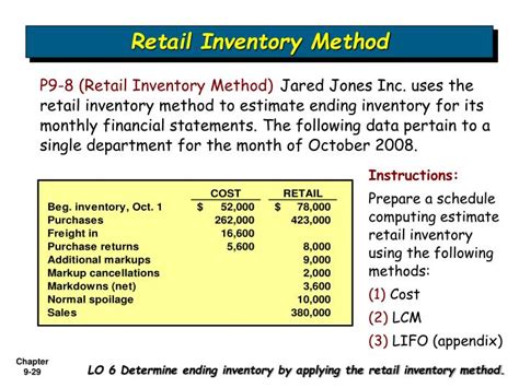 PPT Inventories Additional Valuation Issues PowerPoint Presentation ID 1222460