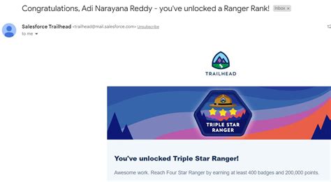 Adi K On Linkedin Learning Triplestarranger Trailhead 3starranger