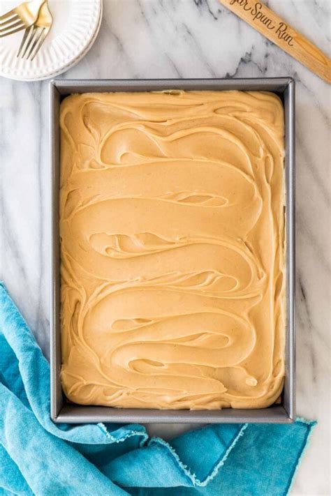 Pastel de mantequilla de maní Sugar Spun Run Astro Recetas