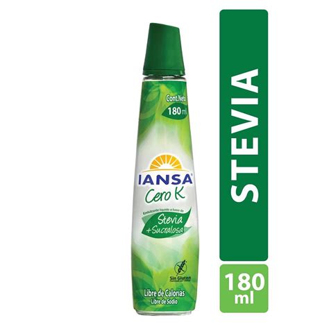Endulzante Stevia Mas Sucralosa 180 Ml
