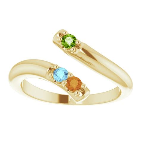 Bypass Multi Stone Ring The Classic Gem