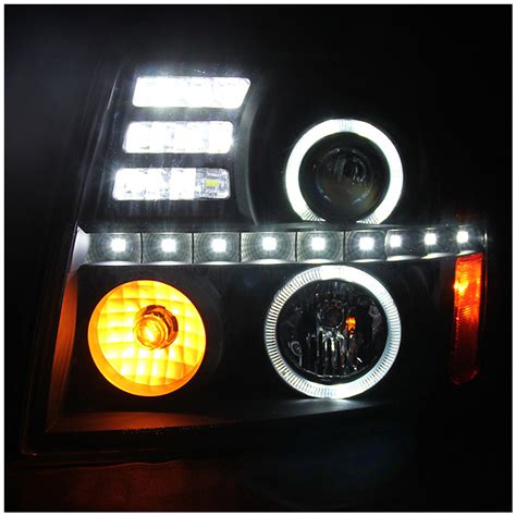 Black Projector Headlights From Spec D Tuning For 2002 2006 Cadillac