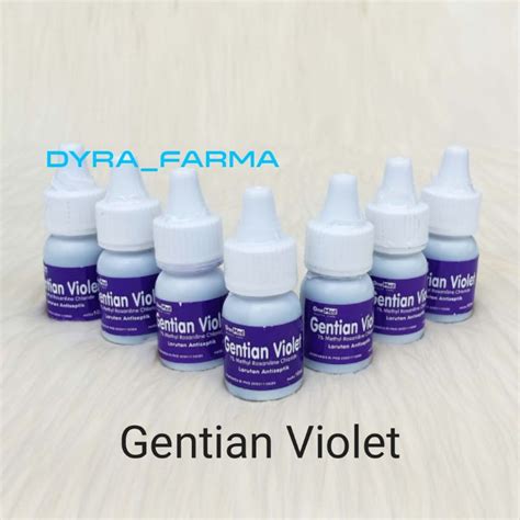 Jual Gentian Violet 10ml Cairan Antiseptik Desinfektan Obat Sariawan