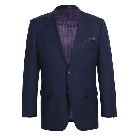 Renoir Classic Fit Notch Lapel Navy Blazer Sport Coat The Total Gentleman