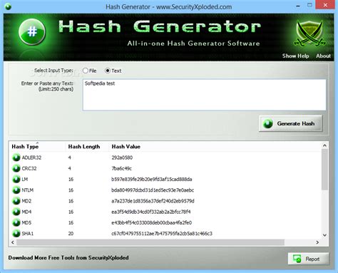 Portable Hashgenerator Download Softpedia