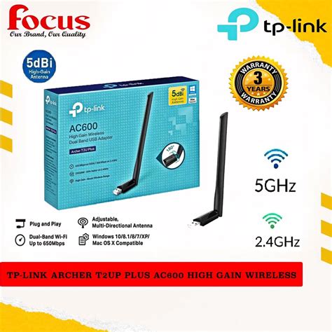 Tp Link T U Plus High Gain Dbi Antenna Ac Dual Band Wireless Wifi Usb Adapter Ghz Ghz