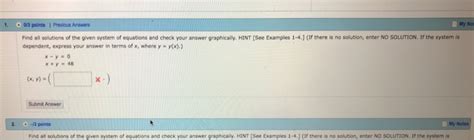 Solved 0 3 Points 1 Pre Ous Answers My No Find All Chegg Com
