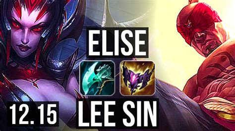 Elise Vs Lee Sin Jng 1005 Legendary 400 Games Kr Diamond